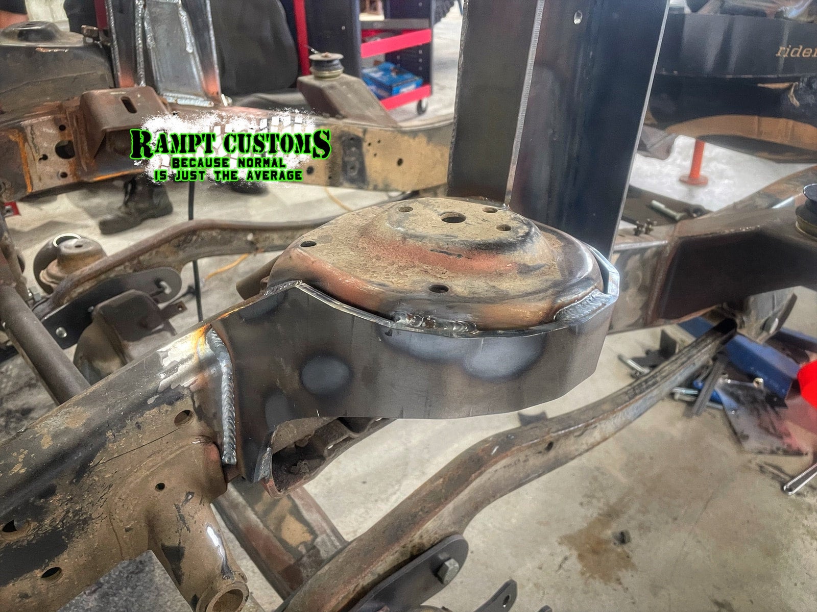 coil tower brace | Rampt Customs