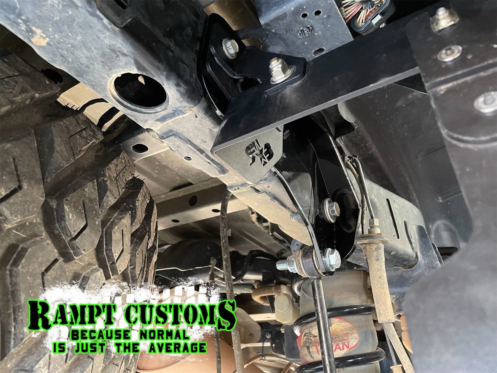 Jeep Gladiator Rear Sway Bar Brace/Relocation kit | Rampt Customs