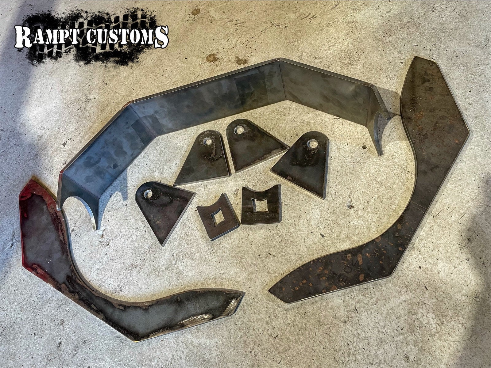 GQ/GU Patrol - Rear Top-Mounted Axle Truss Kit - H233 | Rampt Customs