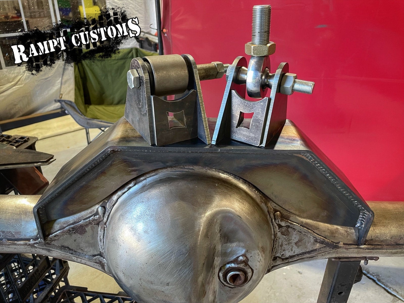 GQ/GU Patrol - Rear Top-Mounted Axle Truss Kit - H233 | Rampt Customs