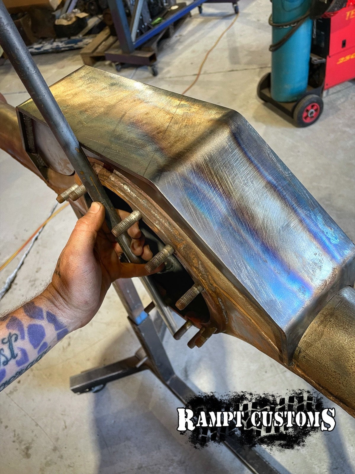 GQ/GU Patrol - Rear Top-Mounted Axle Truss Kit - H233 | Rampt Customs