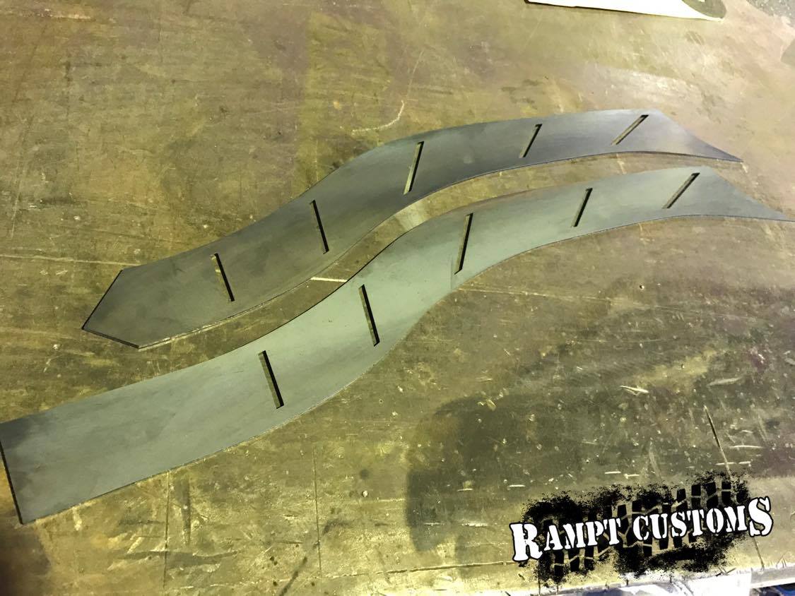 N50/N60 Hilux - Front chassis plates | Rampt Customs