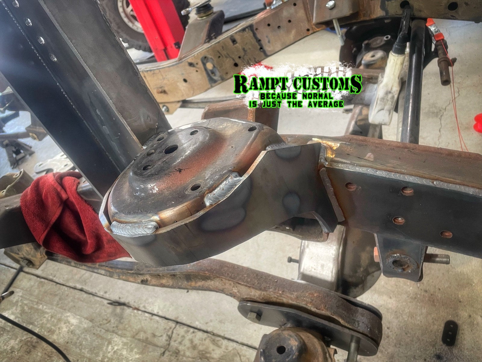 coil tower brace | Rampt Customs