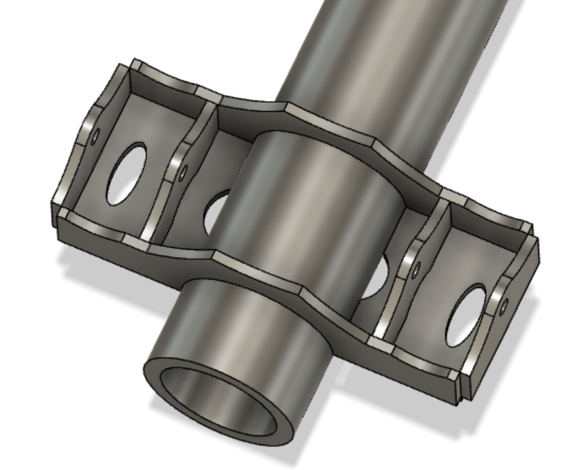 Coilover/Bypass Dual Lower Mounts - 90DEG | Rampt Customs